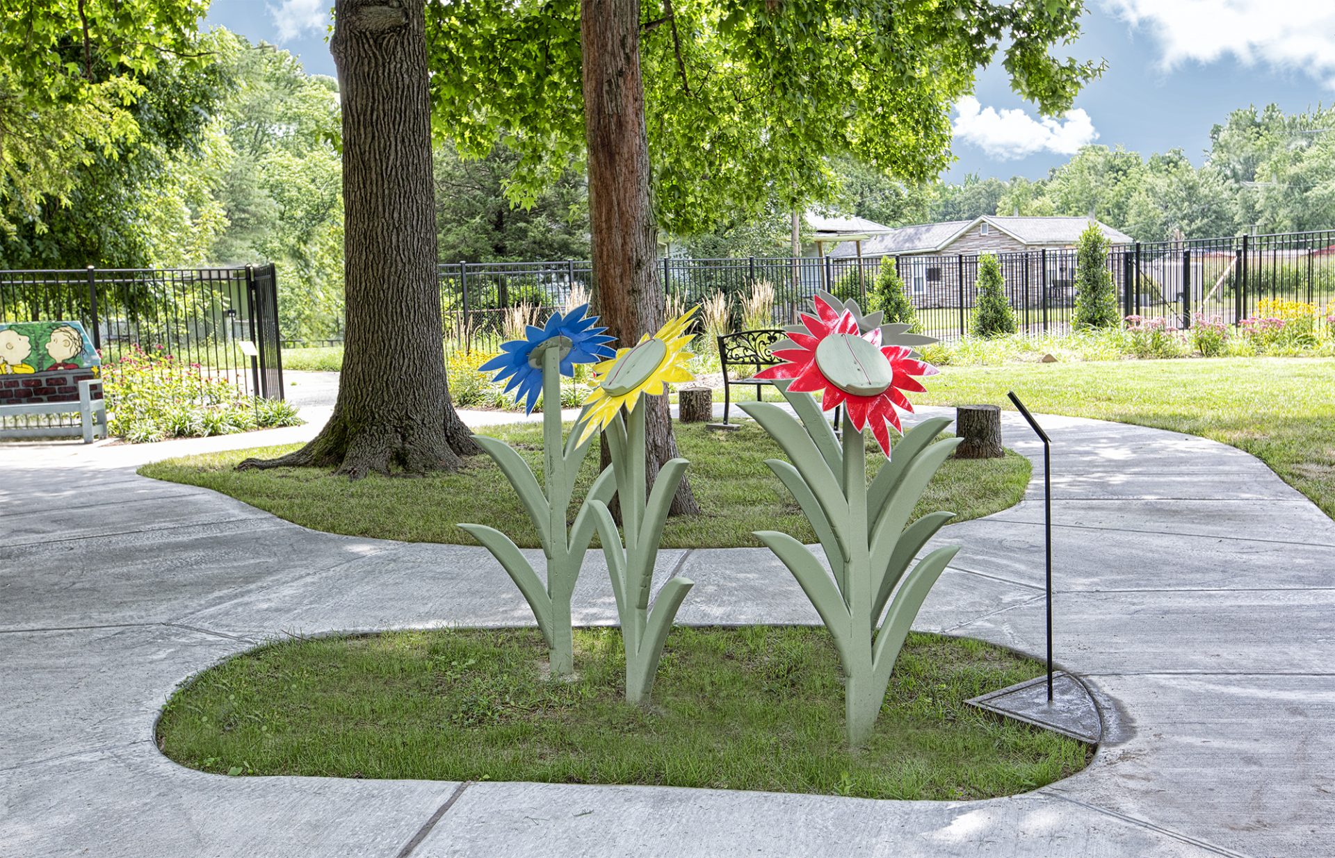 Benton Library Reading Garden – Baysinger Architects, LLC.