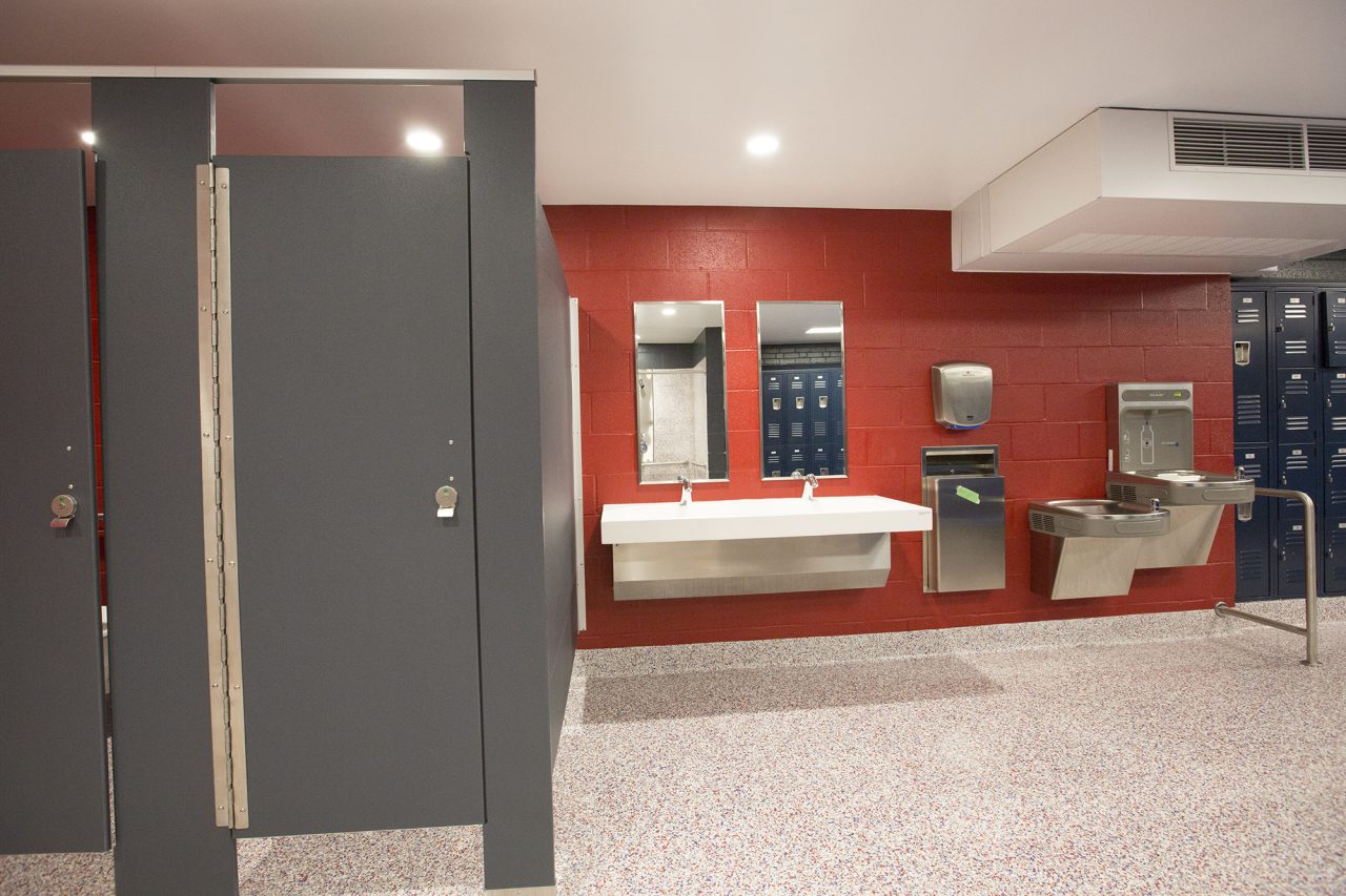 Egyptian Gym and Locker Rooms – Baysinger Architects, LLC.